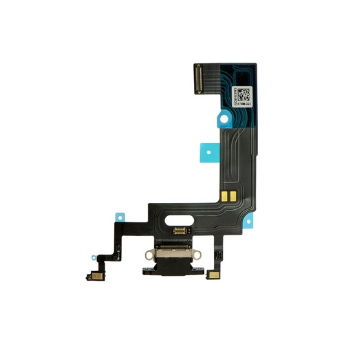 iPhone XR Charging Port + Flex Replacement (Black) - MK Mobile