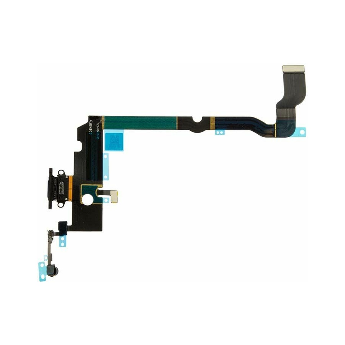 iPhone XS Max Charging Port + Flex (Black) - MK Mobile