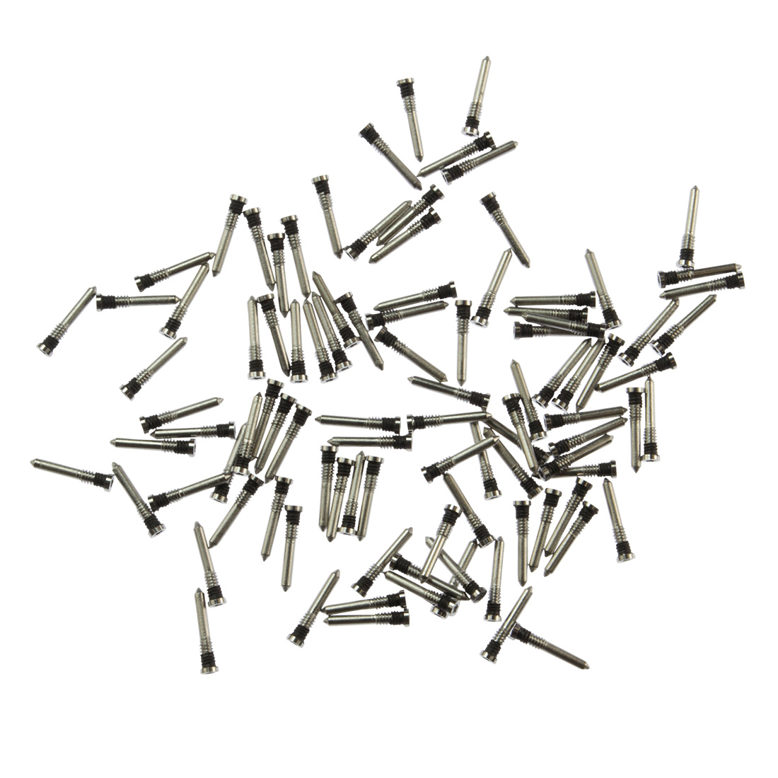 iPhone X Bottom Screw Set - Silver (2 Pcs / Pentalobe) - MK Mobile