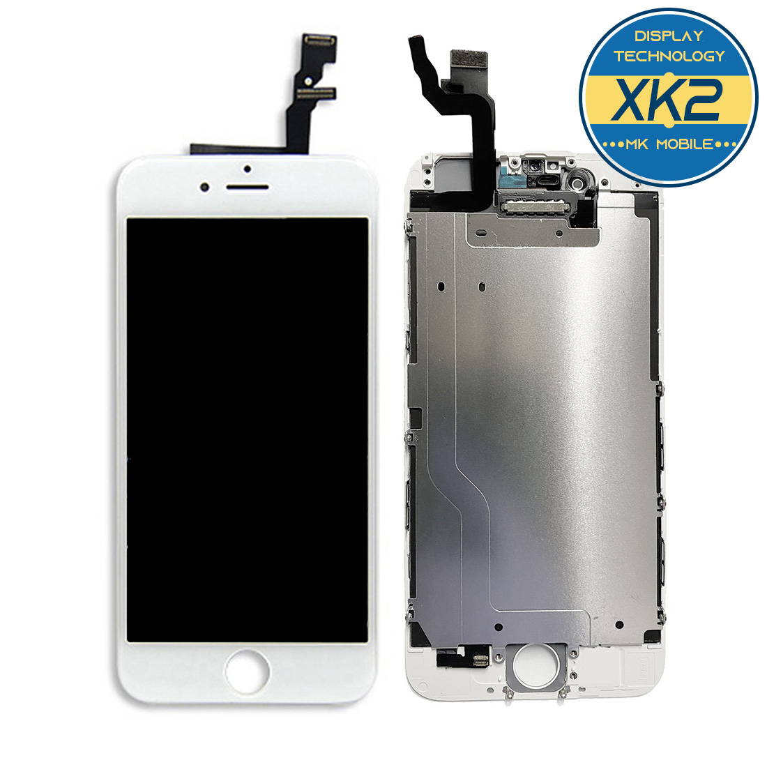 iPhone 6 Plus LCD Assembly - White (XK2) - MK Mobile