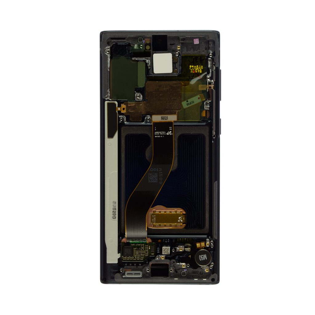 Samsung Galaxy Note 10 OLED Assembly +Frame – Black (OEM) - MK Mobile
