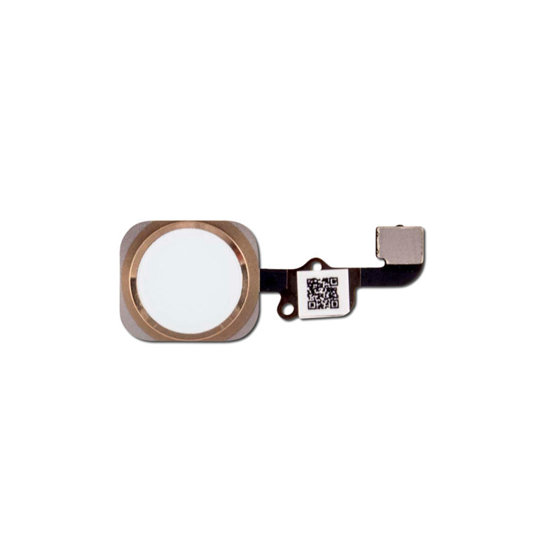 iPhone 6S / 6S Plus Home Button +Flex - Gold (OEM New) - MK Mobile