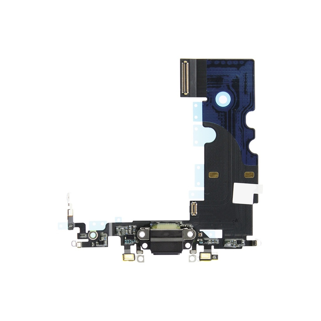 iPhone 8 / iPhone SE 2020 Charging Port +Flex - Black (OEM New) - MK Mobile
