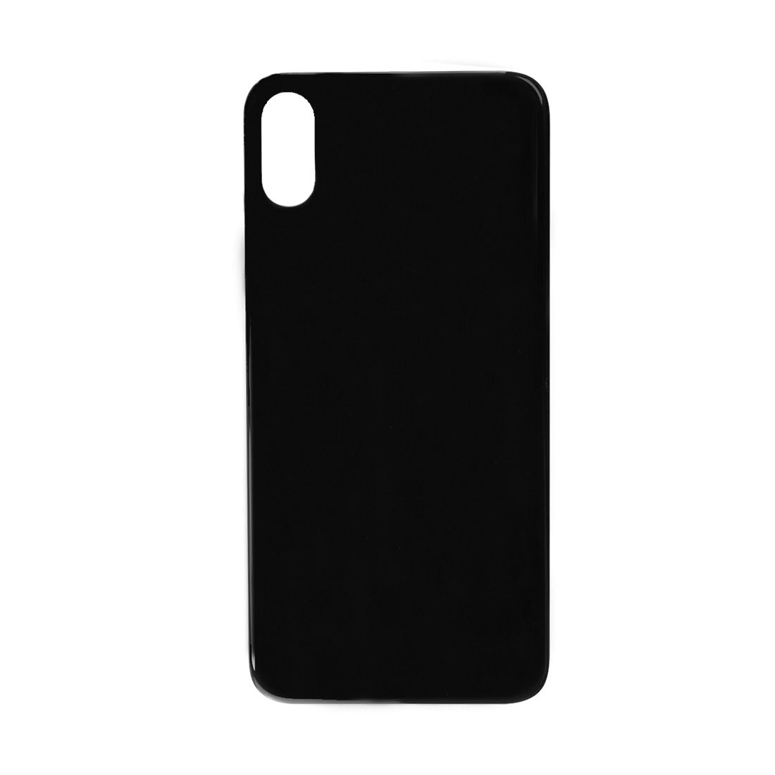 iPhone Xs Max Back Cover - Black (Large Camera Hole) - MK Mobile