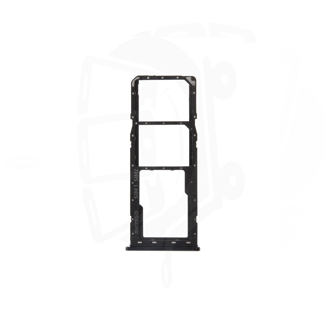 Samsung Galaxy A20 / A30 / A50 Dual Sim Tray - Black (OEM New) - MK Mobile