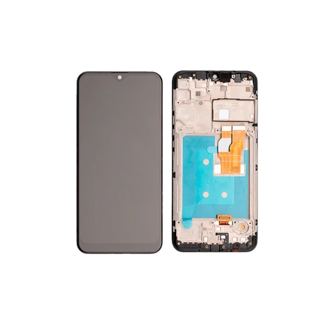 LG K32 / K20 / K22 / K22 PLUS LCD Assembly +Frame - Black (OEM) - MK Mobile