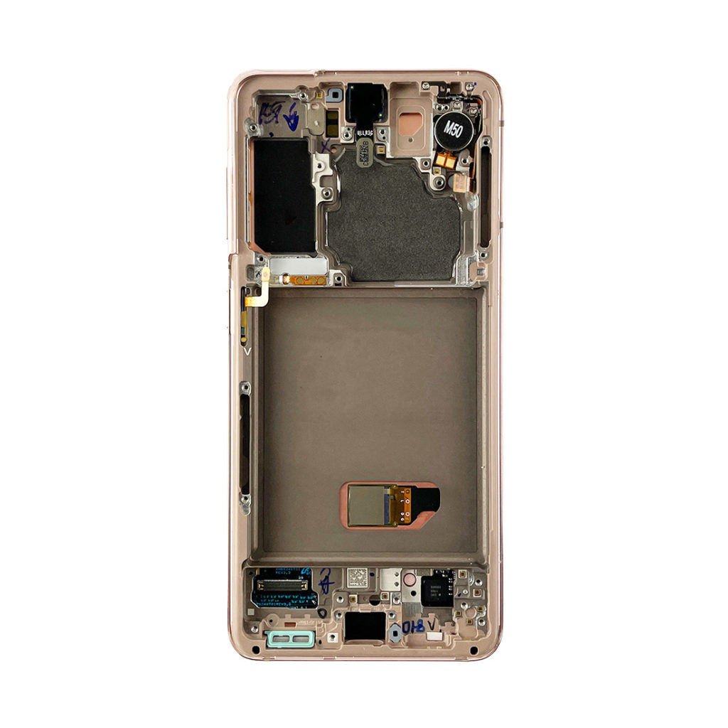 Samsung Galaxy S21 5G OLED Assembly +Frame – Phantom Gray (OEM) - MK Mobile