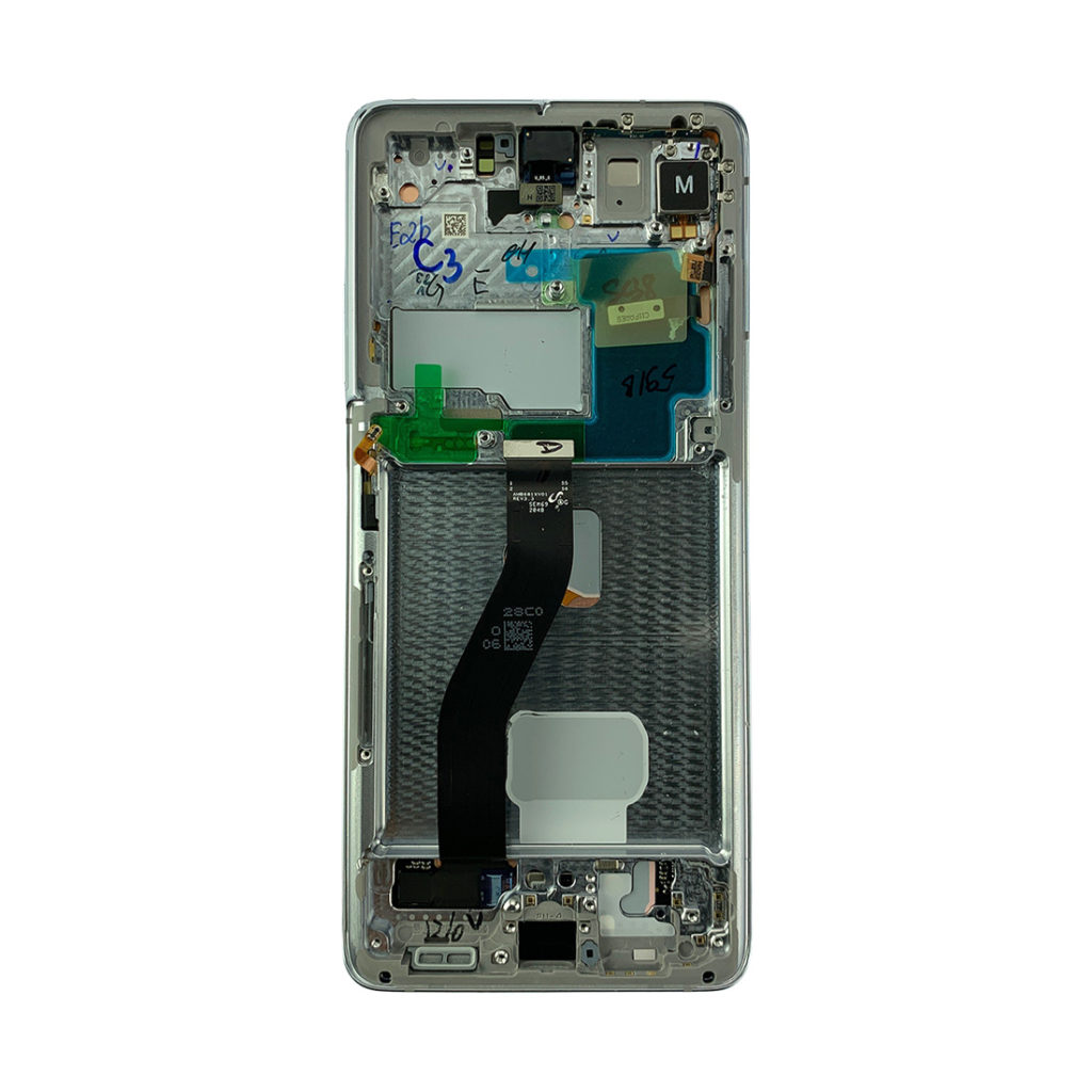 Samsung Galaxy S21 Ultra 5G OLED Assembly +Frame – Phantom Silver (OEM ...