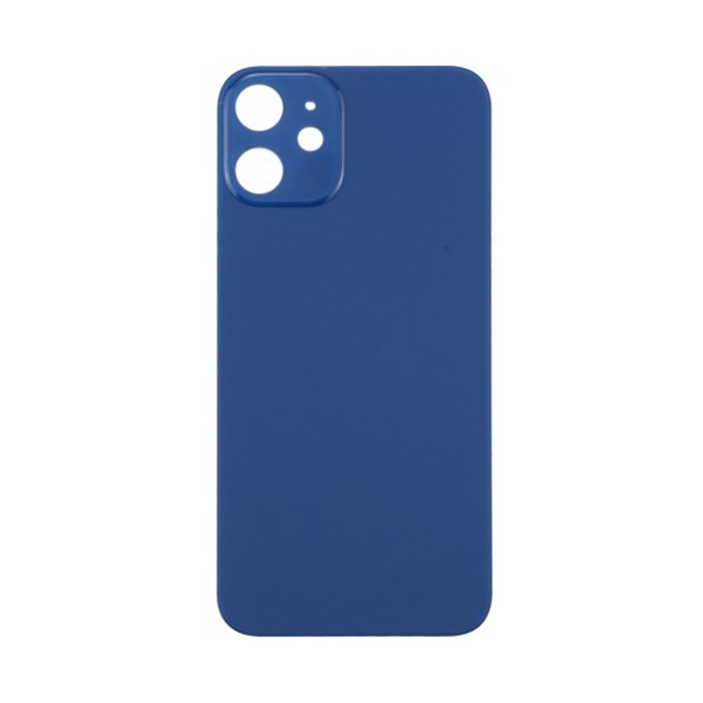iPhone 12 Mini Back Cover - Blue (Large Camera Hole) - MK Mobile