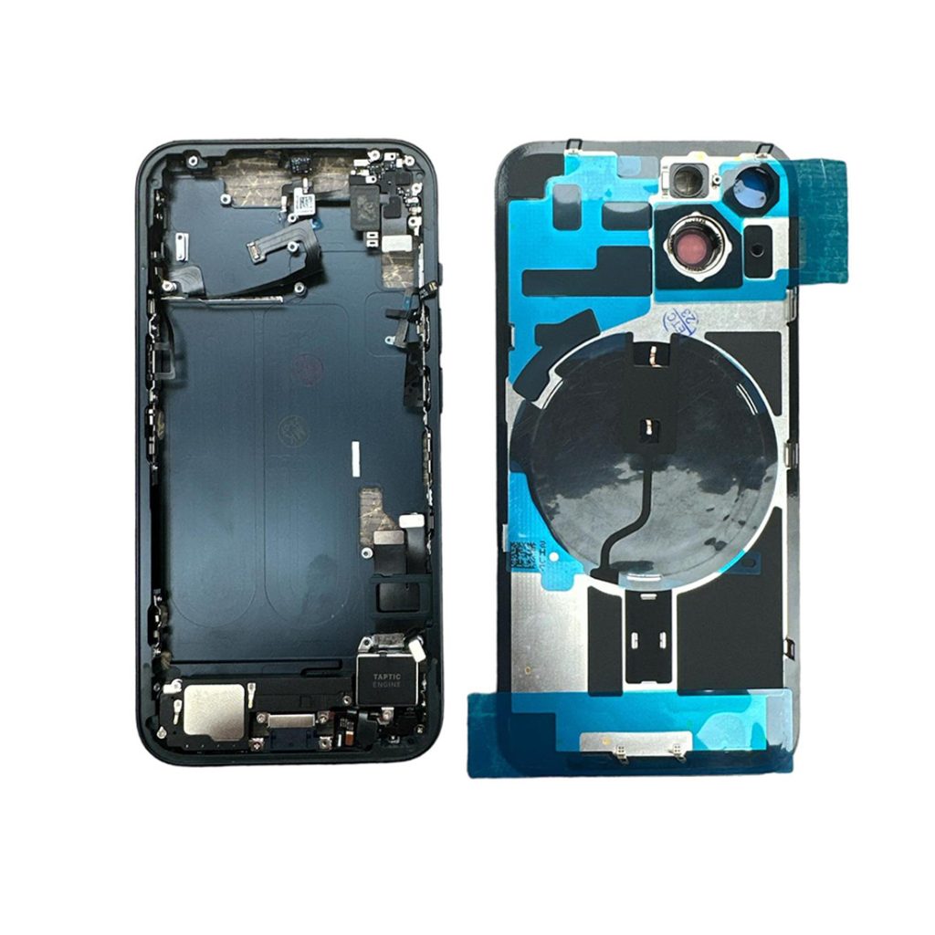 iPhone 14 Pro Full Back Housing + Small Parts - Space Black - MK Mobile