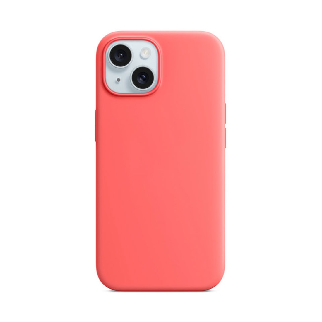 Silicone Case For iPhone 15 Plus - Guava - MK Mobile