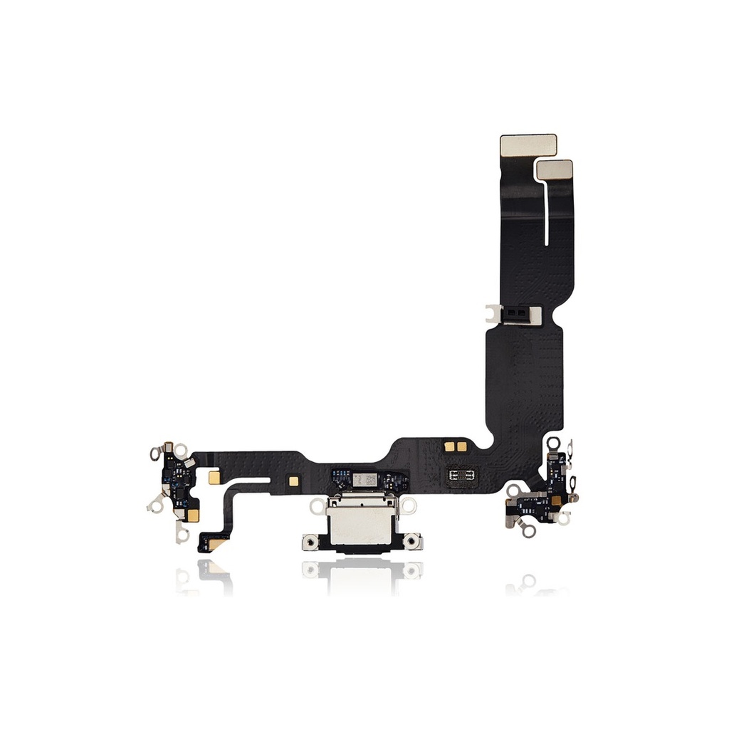 iPhone 15 Plus Charging Port Flex Cable - Black - MK Mobile
