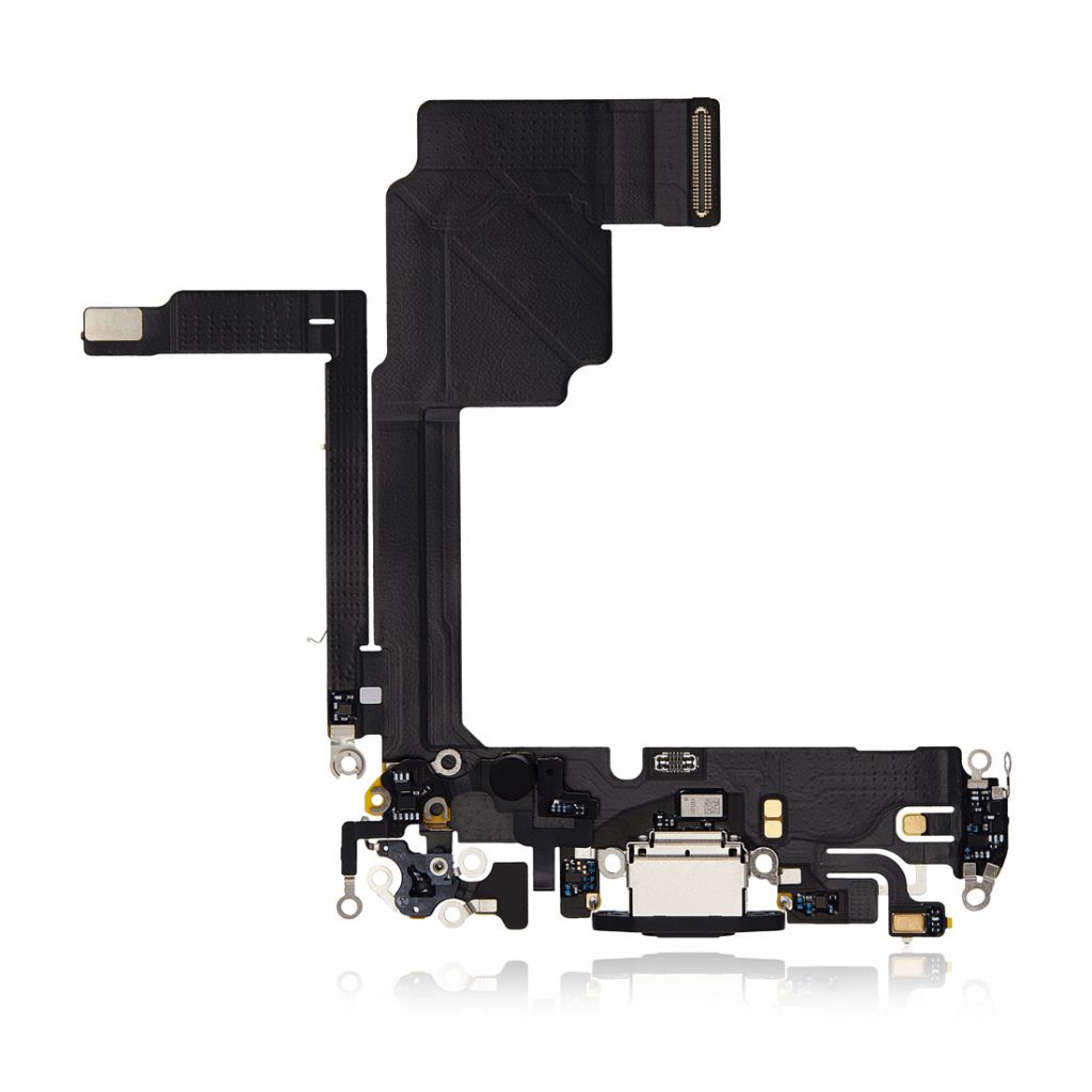 iPhone 15 Pro Charging Port Flex Cable - Black Titanium - MK Mobile