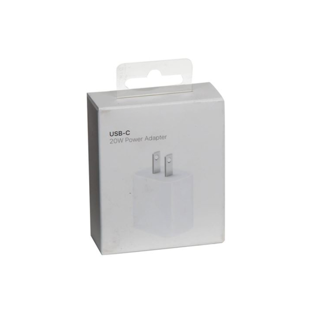 USB-C Fast Charger in Packaging with logo (20W | Original Chip) - MK Mobile