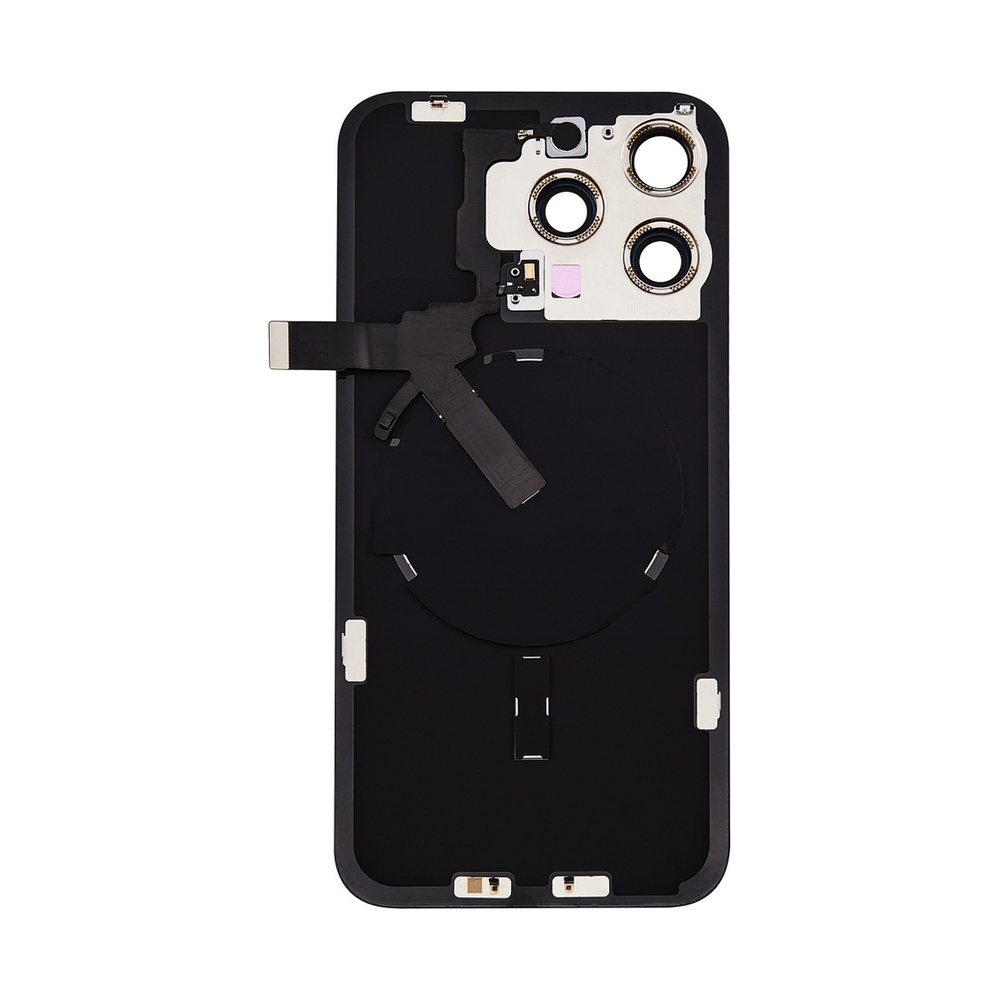 iPhone 15 Pro Max Back Glass +Steel Plate +Pre-Installed MagSafe Magnet ...