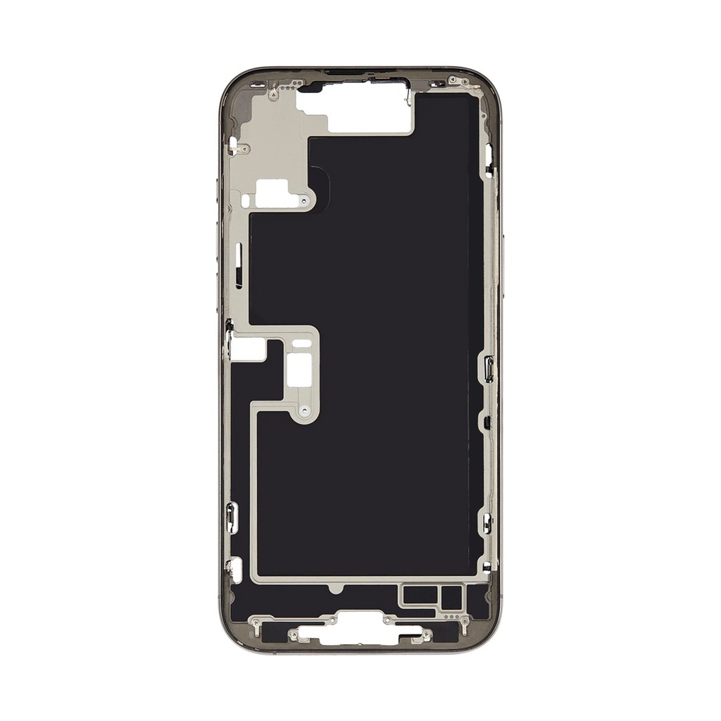iPhone 16 Pro Max Mid-Frame Housing + Original Small Parts - Natural ...